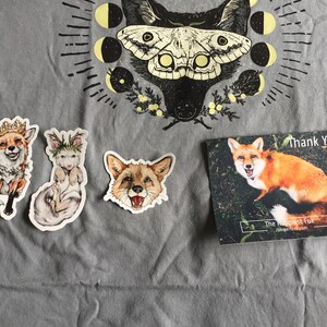 Button Eyed Fig the Fox Weather Proof Sticker - Etsy