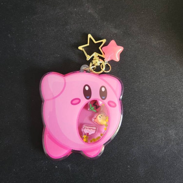 Matching Kirby and Friends Keychain Lanyards// Acrylic 2.5in. Keychain ...