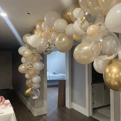 Champagne Celebration Balloon Garland DIY Kit 5' to 25', Includes ...