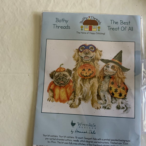 Bothy Threads XHD39 Wrendale Designs Christmas Donkey Cross Stitch Kit ...