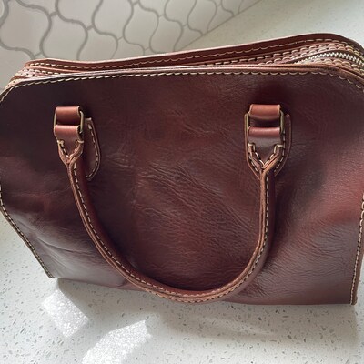 Bag Pattern Leather DIY Pdf Download Boston Bag Video Tutorial - Etsy