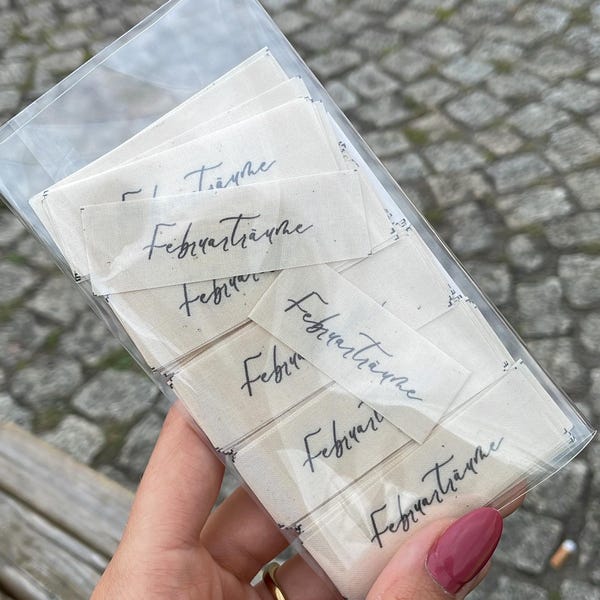 Brand Labels for Handmade Items Clothing Tags Soft Cotton Labels Custom ...