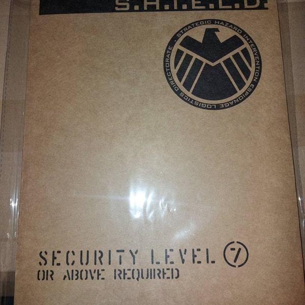 Captain America file Steven Rogers S.H.I.E.L.D. Secret File Paper Props ...