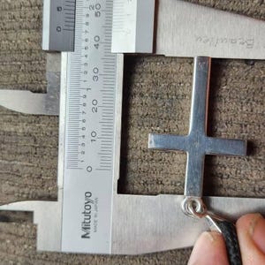 Very Large 65 Mm Long Chunky Cross, High Polished Finish, Made From ...