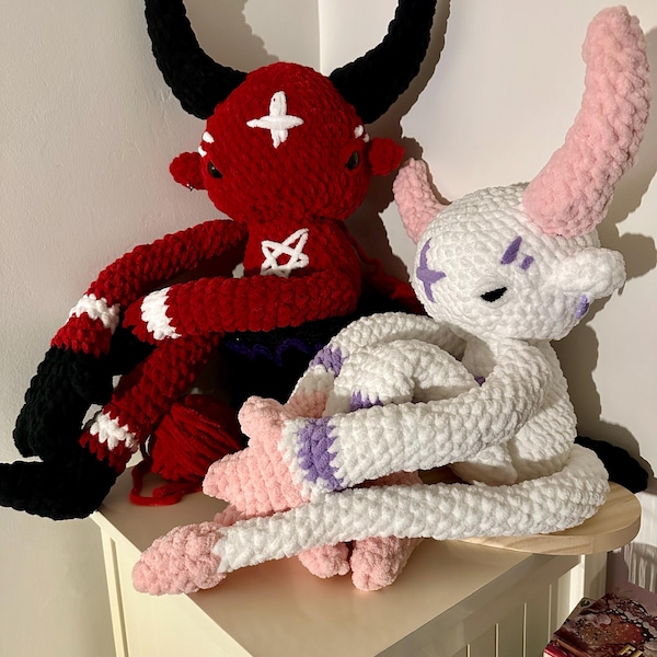 Big Demon - Crochet Pattern. Devil, Lucifer - Etsy