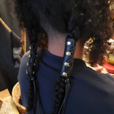 Leather Hair Wraps, Native American Style Hair Wraps - Etsy