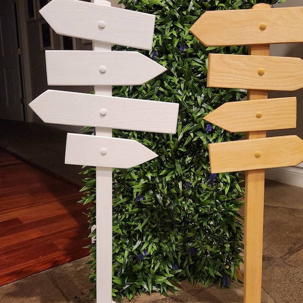 Wooden Signpost With Arrows: Newborn Photography Prop - Etsy