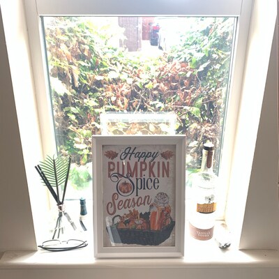 Set of 3 Pumpkin Spice Signs Autumn Prints Fall Decor Pumpkin Print ...