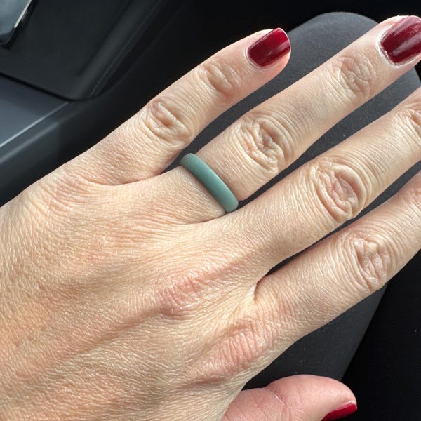 Glitter Silicone Rings, Stackable, Water Proof, Wedding, Eco Friendly ...