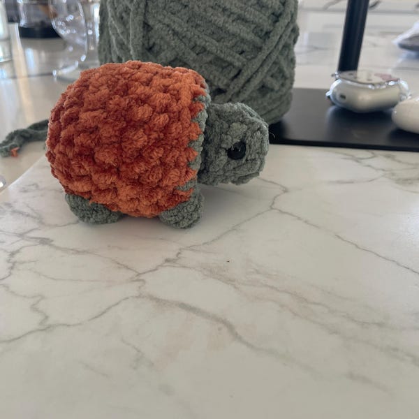 Pop It Turtle, NO SEW, Crochet Pop It Turtle, Crochet Pattern, Pocket ...