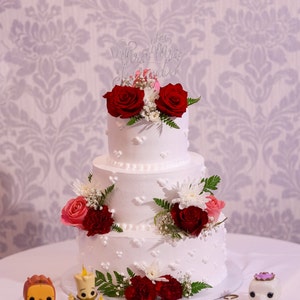 Mickey Wedding Cake Topper, Custom Wedding , Mr and Mrs Cake Topper ...