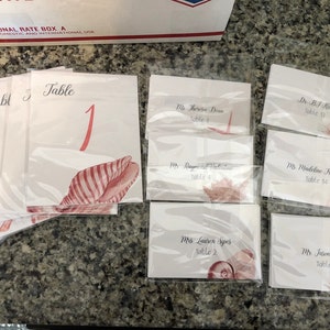 Golf Wedding Seating Charts Golf Seating Cards Golfing | Etsy