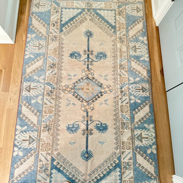 Handmade Runner,3x9 Runner Rug,wool Rug,entry Rug,oushak Runner Rug,3x9 ...