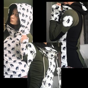 The Sun is a Star Coat. Linen & Cotton Cropped Jacket With Quilt-square ...