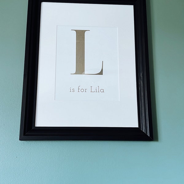 Minimalist Alphabet Poster, Educational Poster, Montessori Printable ...