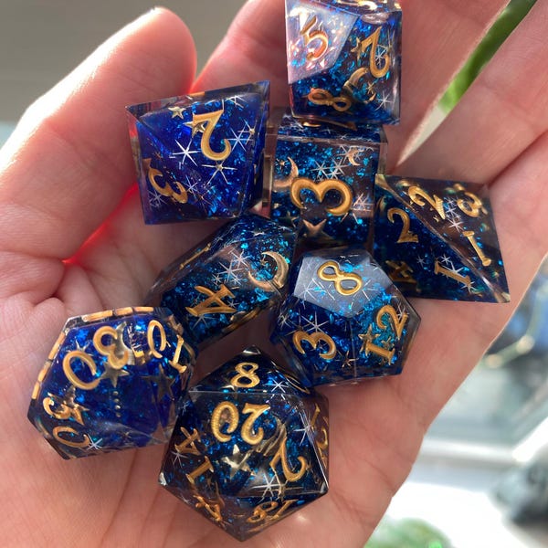 Shadowy Forest Dnd Dice Set, Polyhedral Dice, D&D Dice, Dungeons and ...