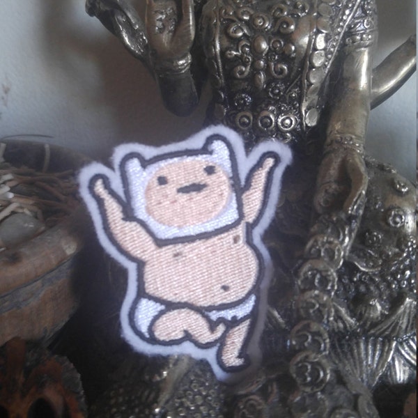 Buff Baby Finn - Iron on Adventure Time Patch - Etsy UK