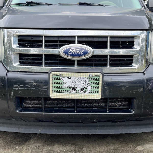 Opossum License Plate, Possum Car Decor, Funny Car Accessories for Men ...