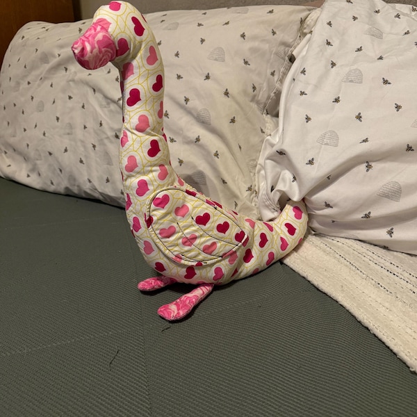 Goose Sewing Pattern + Video Tutorial, for Beginners, Goose Soft Toy ...
