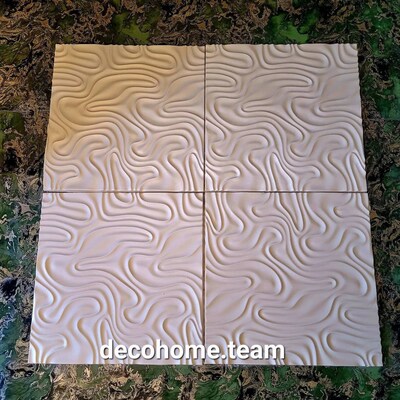 Mold 3D Panel Plaster gypsum or Concrete Tile for - Etsy