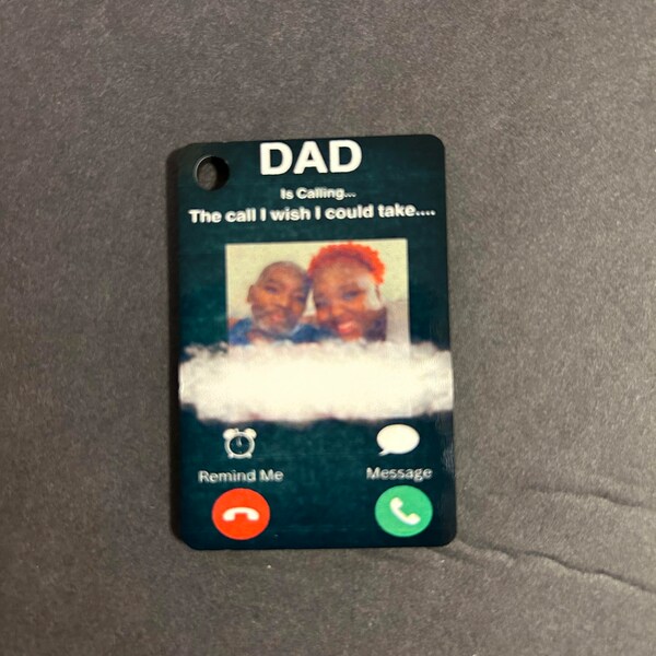 Memorial Phone Keychain CANVA EDITABLE TEMPLATE - Etsy