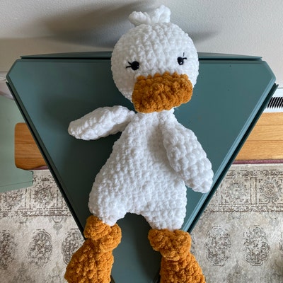 No-sew Ducky Mini Duck Snuggler Crochet PATTERN Duck Amigurumi Snuggler ...