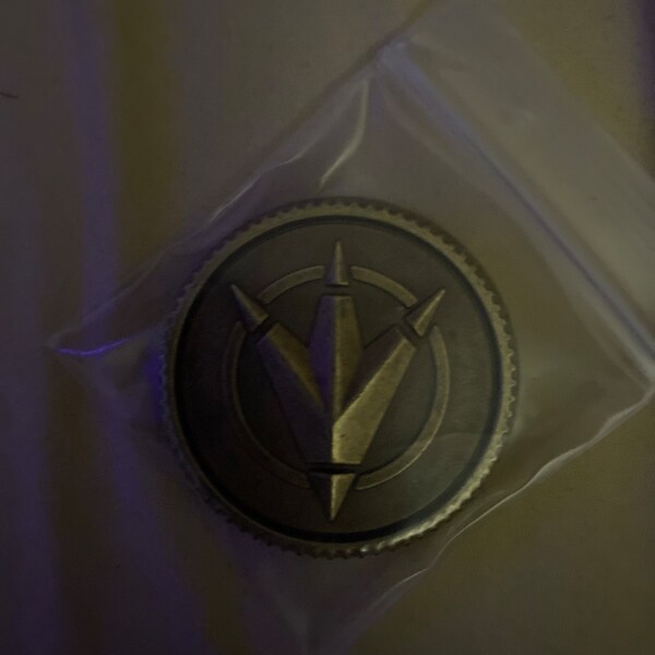 Dino Thunder Black Ranger Weathered Coin Power Legacy Master Morpher ...