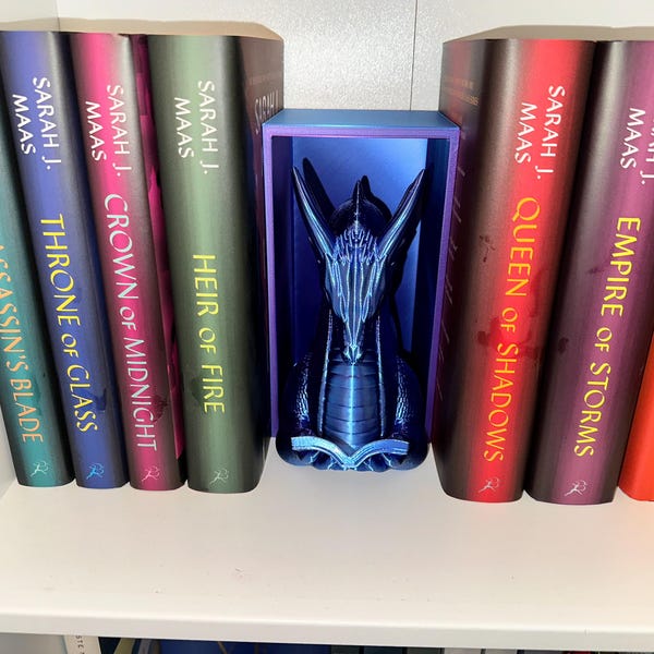 Emerging Phoenix Bookend/book Nook | Bookish Decor | Unique 3D Printed ...