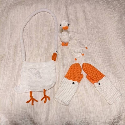 Goose Mittens Custom Size Crochet Pattern Instant Download - Etsy