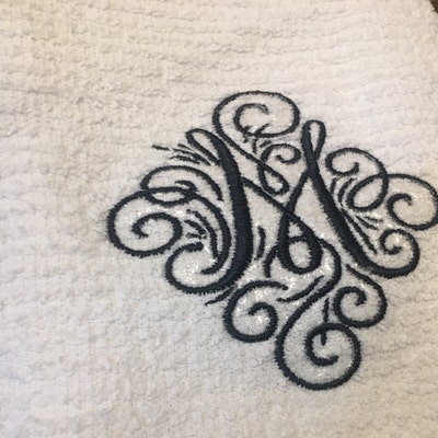 Adorn Embroidery Monogram Set 3 4 11 Formats: Bx Dst Exp - Etsy