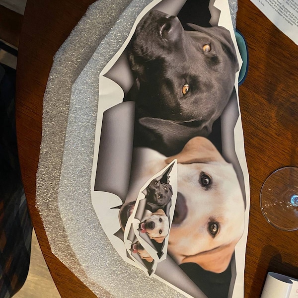 Labrador Car Decal, Dog Car Decal, Vinyl Decal, Car Decoration, Lab ...