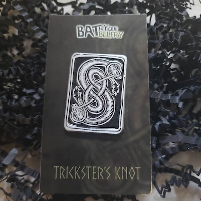 Sigil of Loki Trickster's Knot Hard Enamel Pin - Etsy