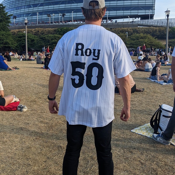 Succession Logan Roy L to the OG Pinstripe Baseball Jersey - Succession ...
