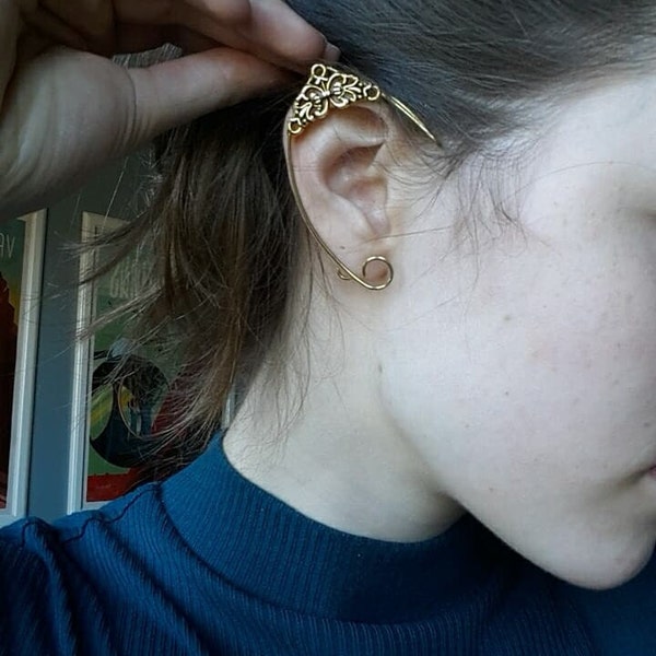 Elf Ears "medieval" - Gold - Etsy Australia