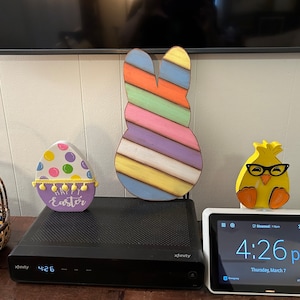 Wood Bunny With Glasses, Nerdy Bunny, Brainy Bunny, Easter Rabbit ...