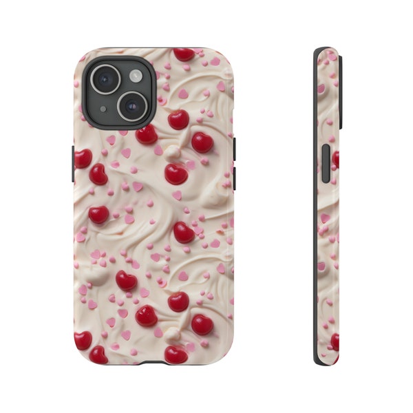 Strawberries and Pink Bows Faux Embroidery Seamless File, 3D Coquette ...