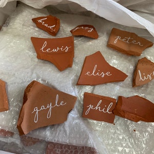 CORA Terracotta Place Cards - Etsy