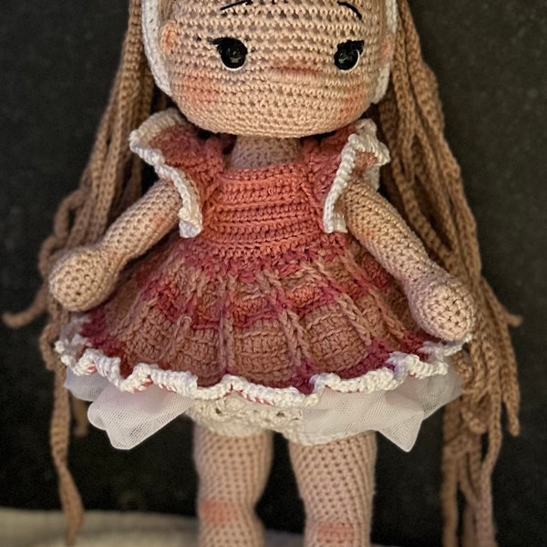 SET GEHAAKTE PATRONEN - Amigurumi-basispop Kylie en Rosetta outfit ...