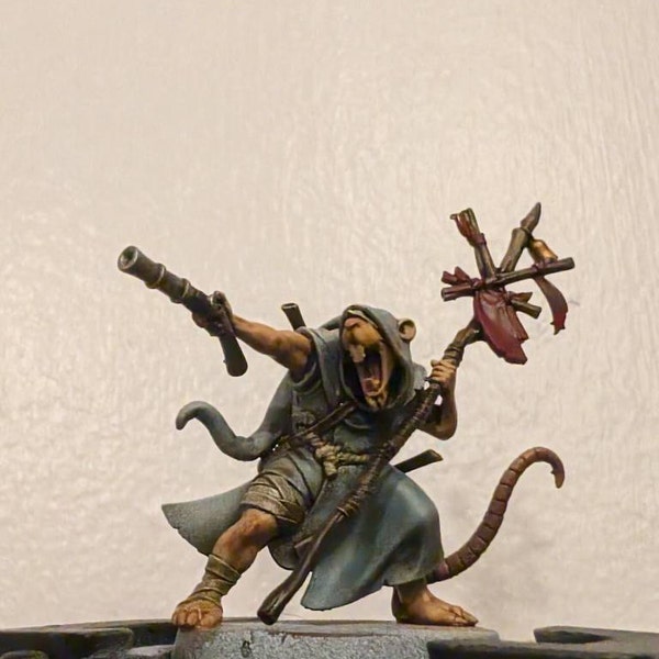 Ratfolk 3d Printed Miniatures by Manuel Boria for Tabletop Rpgs ...