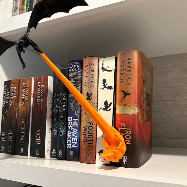 Fire Breathing Dragon Book Nook With Book Mount, Perfect Gift or ...