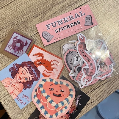 Funeral STICKERS 25 Pack - Etsy