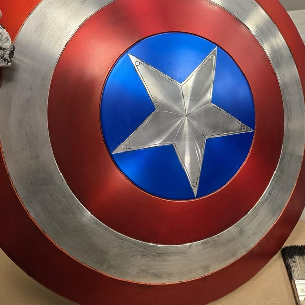 US Agent Shield - John Walker Cosplay - Custom Metal Captain America ...