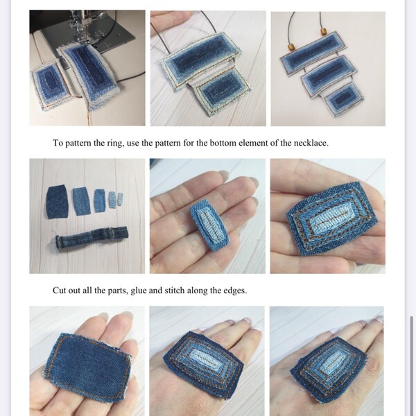 Denim Roses Digital Downloadable Tutorial Upcycled Denim Rose Video ...