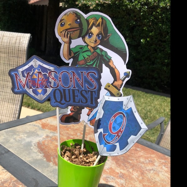 Zelda Birthday Decorations Legend of Zelda Birthday Majora's Mask Zelda ...