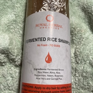 Fermented Rice Water Shampoo, 16oz No Suds Shampoo, Rice Water Shampoo ...