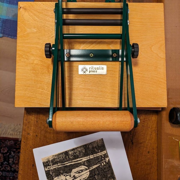 Popular A4 Size Linocut Printing Press - Portable Lino Press Machine ...