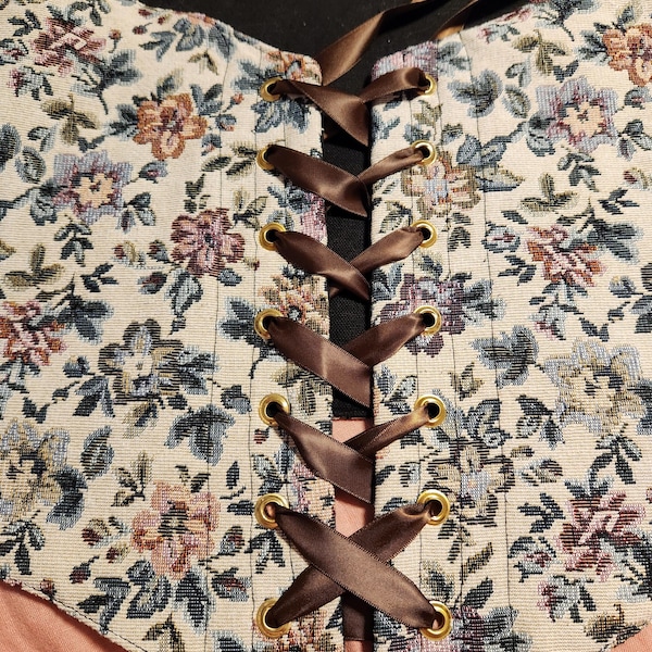 Linen Bodice, Corset Bodice, Renaissance Faire Bodice, Pirate Costume ...