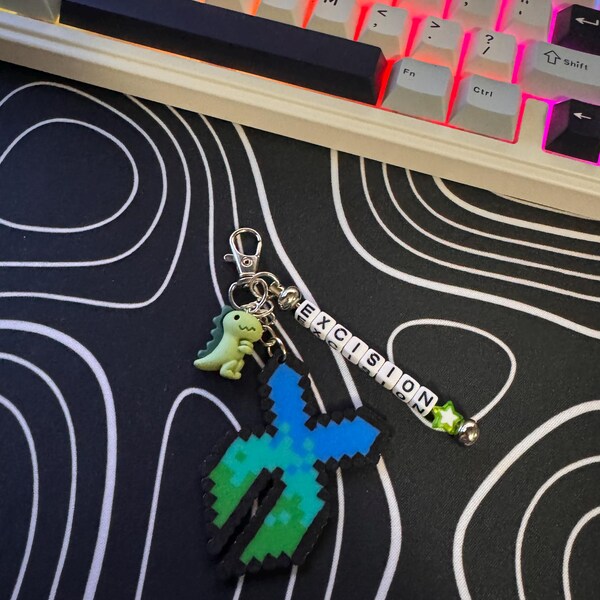 Sullivan King Inspired Perler Keychain - Etsy