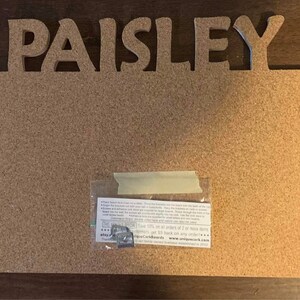 Personalized Cork Board With Name Cork Board Letters - Etsy