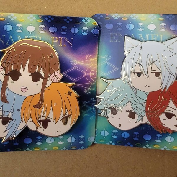 Anime Trio Pins - Etsy